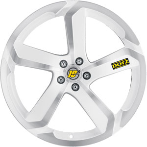 Dotz Hanzo White hjul Aluminiumfälgar